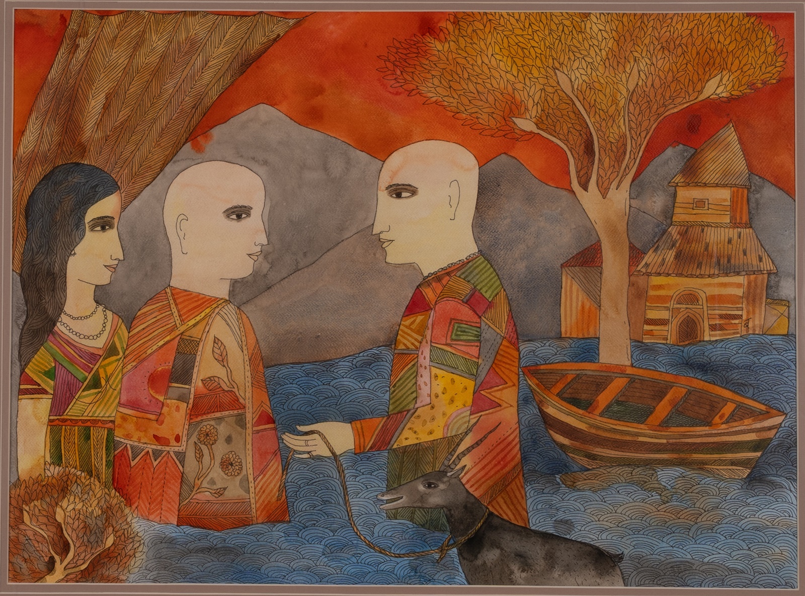 A highlight of Sonam Kapoor’s maximalist house is a painting by Badri ...