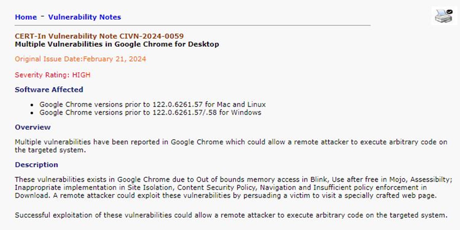 Indian government issues high-risk alert for Google Chrome users: Here’s what you should do ...