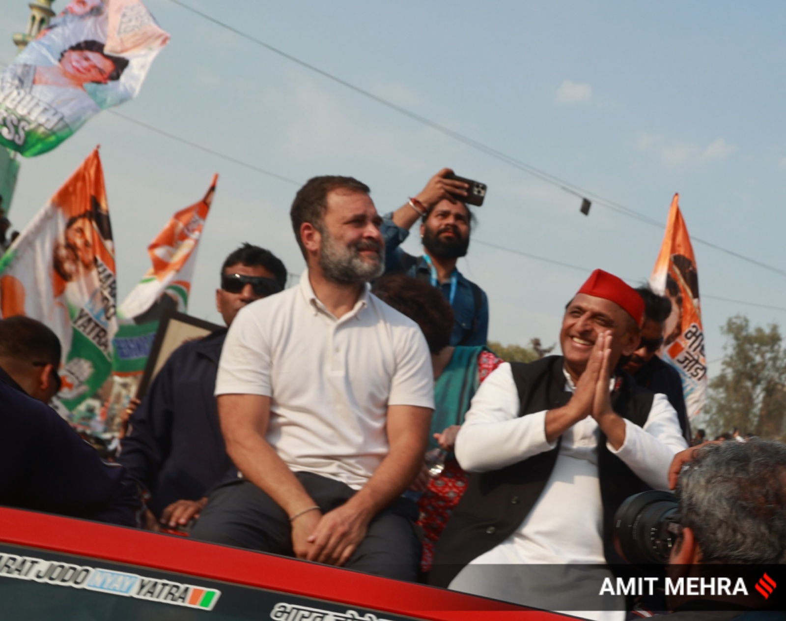 As Akhilesh joins Rahul yatra, crowd echoes message from stage: Unemployment a concern ...