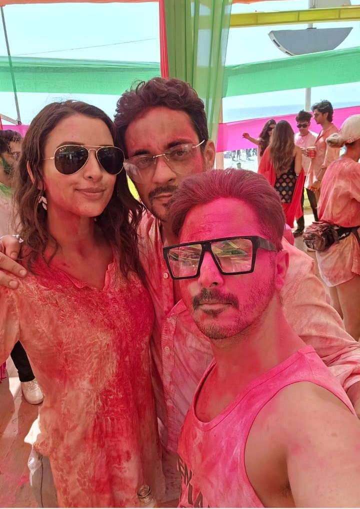 Triptii Dimri poses with rumoured beau Sam Merchant at Holi party in ...