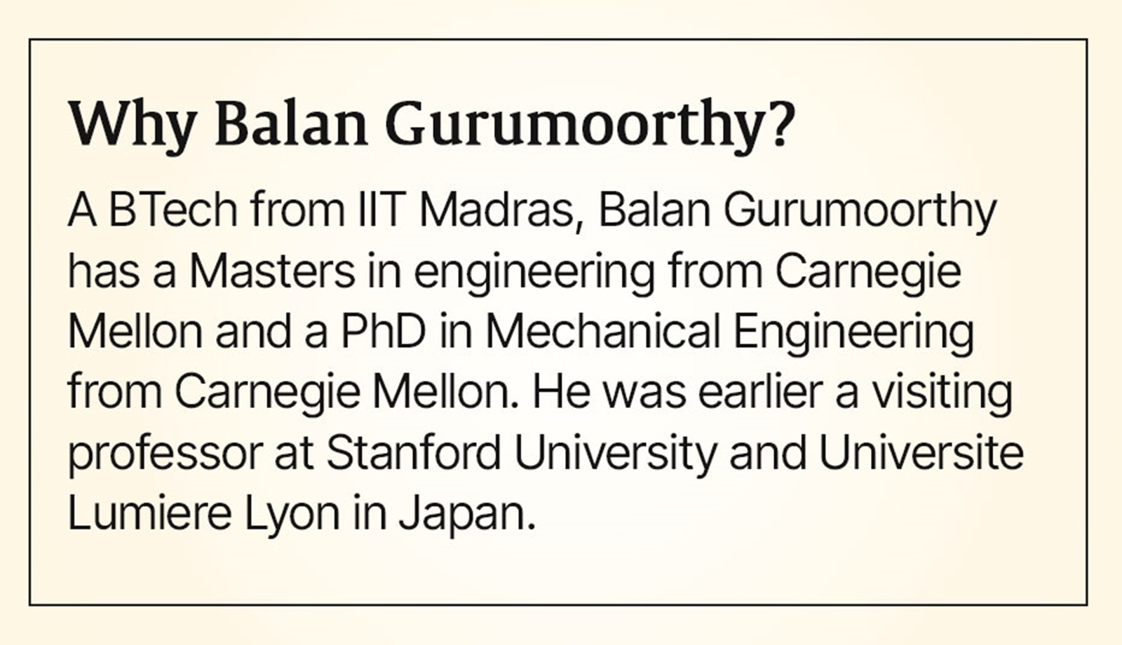 Our work on newer materials for semiconductors will be a gamechanger: Prof Balan Gurumoorthy ...