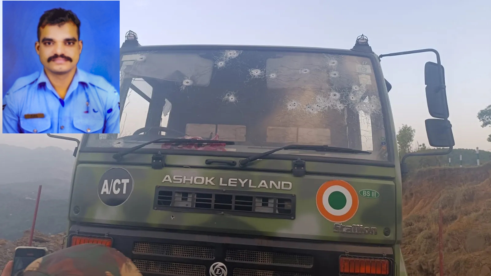 Poonch terror attack: Militants fired from hills, targeted windshield, then side of IAF vehicle ...