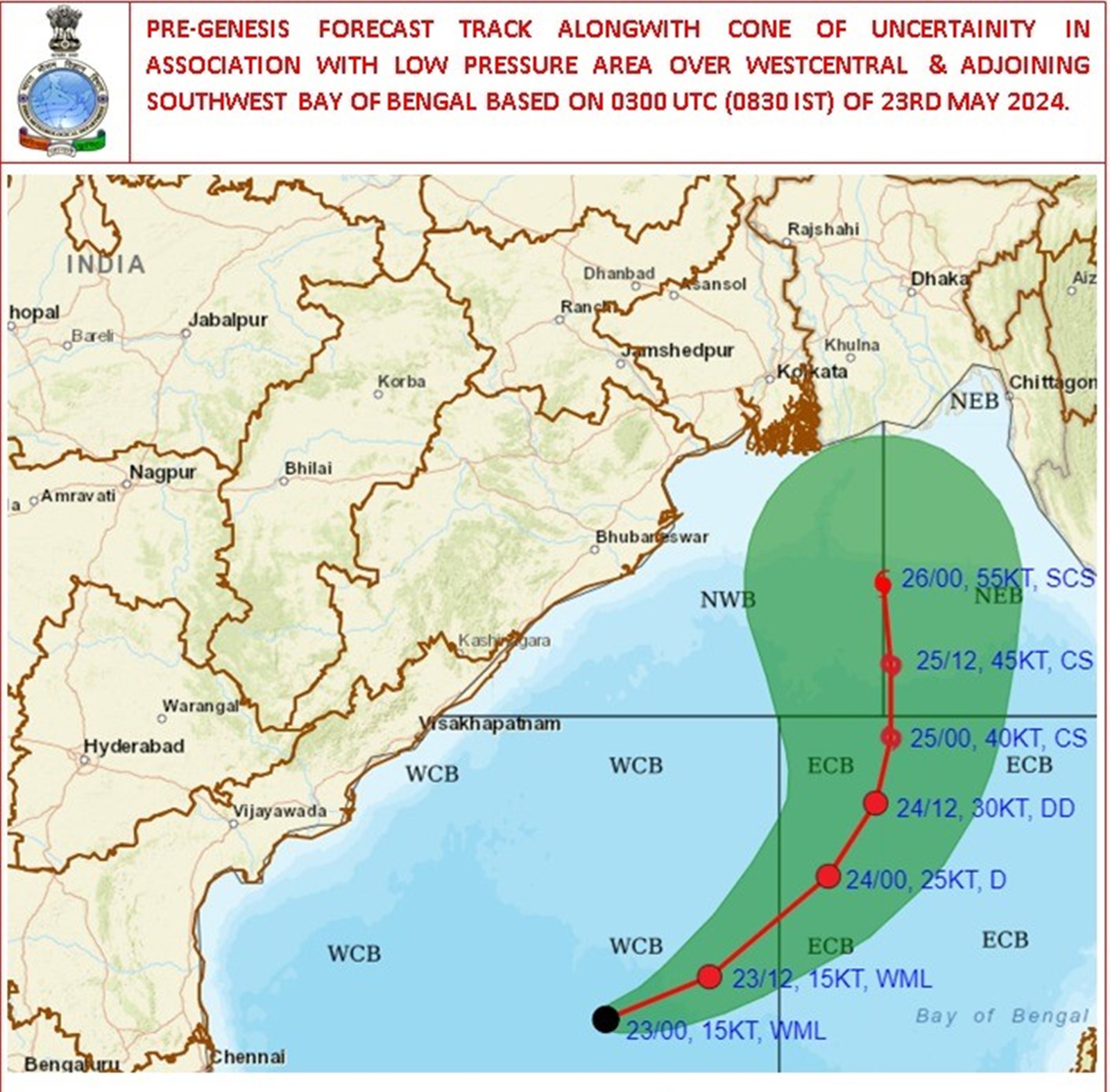 Cyclone likely to make landfall in Bengal on Sunday, red alert for ...