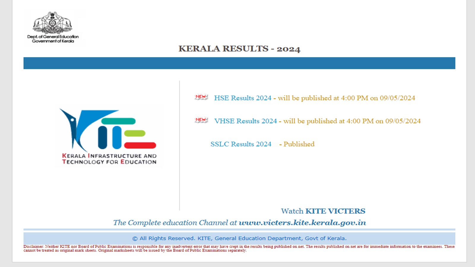 Kerala +2 Result 2024 (Out): How to check Plus Two marks at results ...