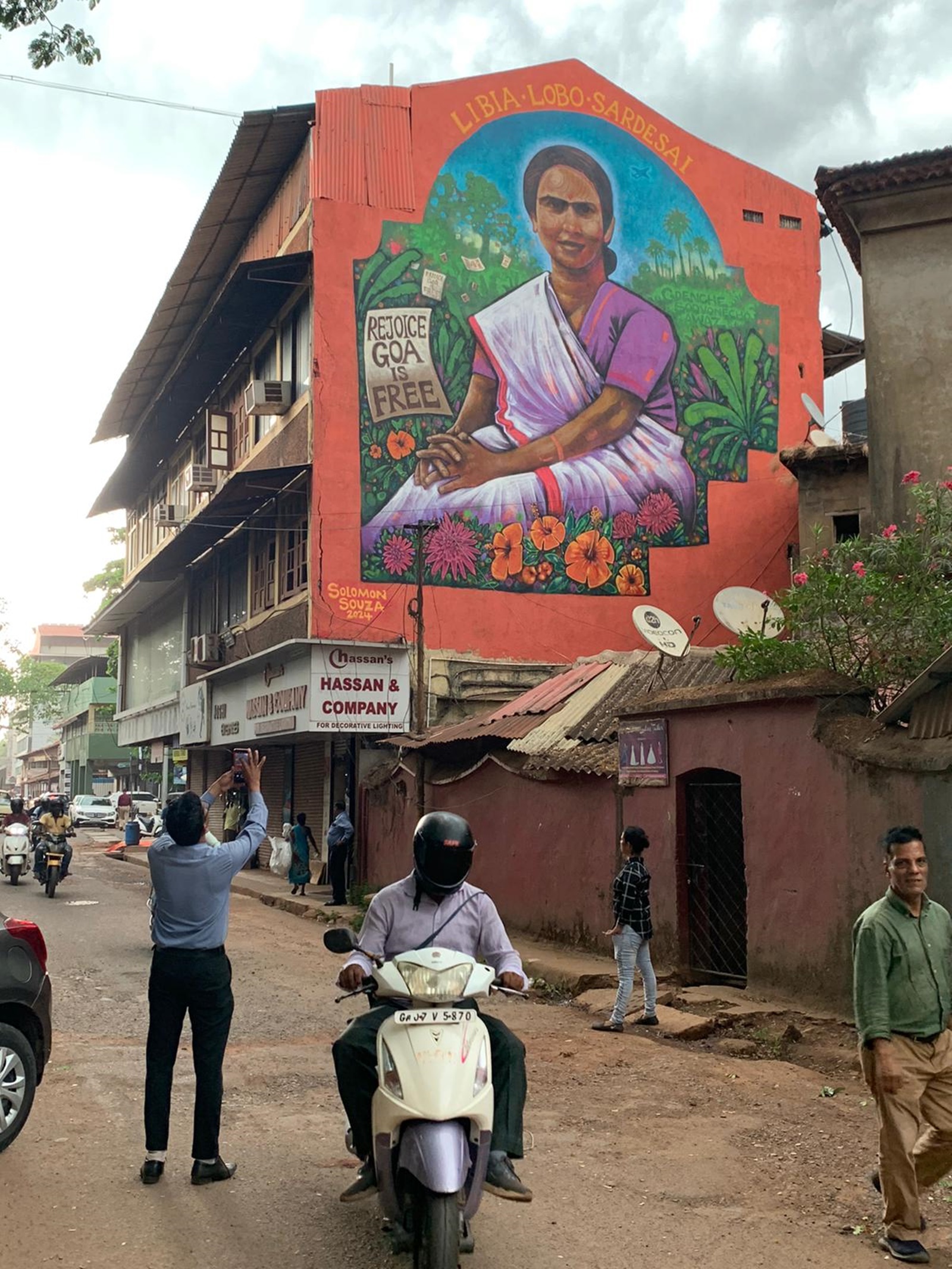 As a mural comes up in Panaji, the muse, a 99-year-old Goan freedom ...