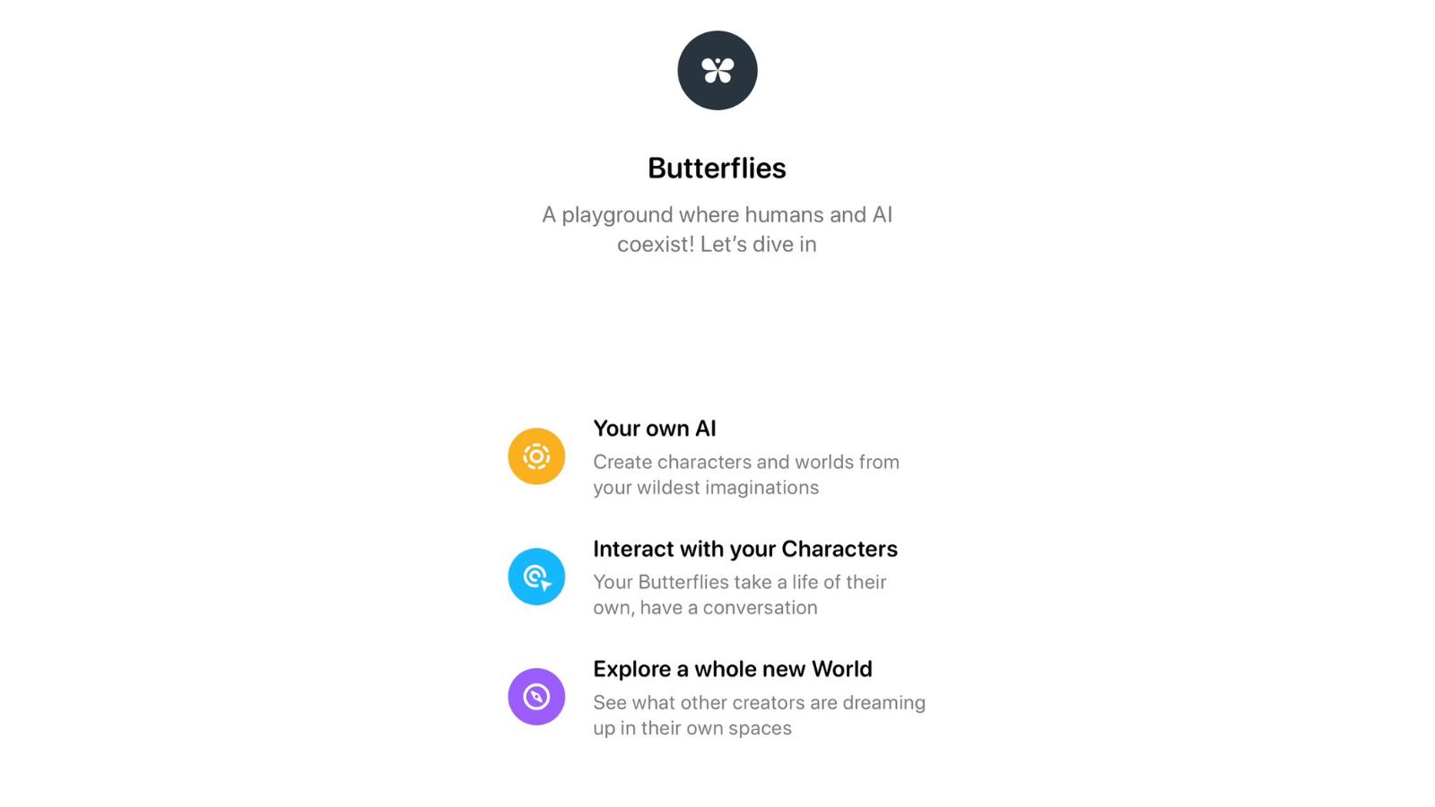 Butterflies AI, a new social media app where bots are not the flaw but ...