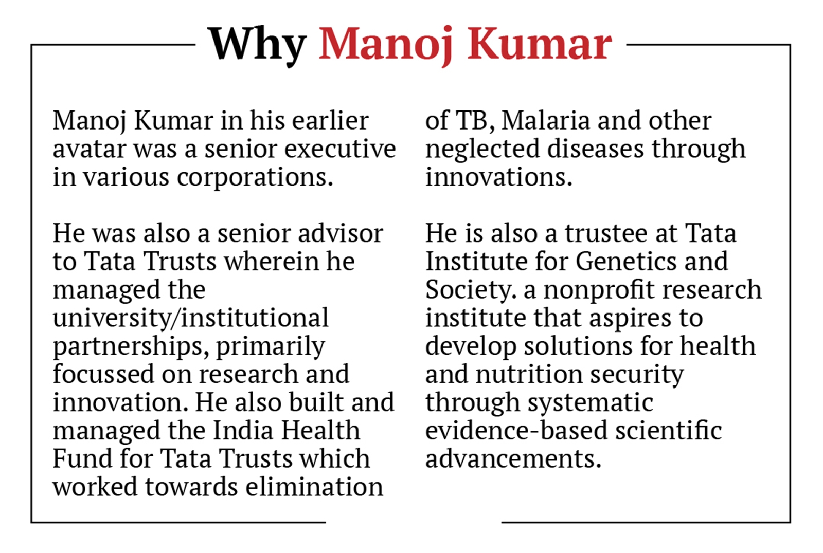 Lab to market to communities is the key for impact tech startups: Manoj Kumar, Founder, Social ...