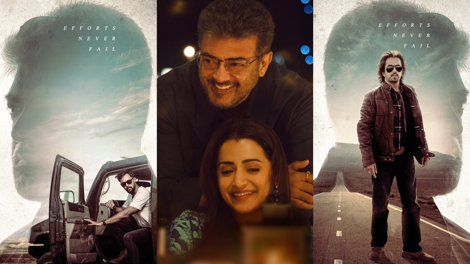 Trisha shares photos with Ajith Kumar and team Vidaamuyarchi: ‘Surrounded by oooosum people ...