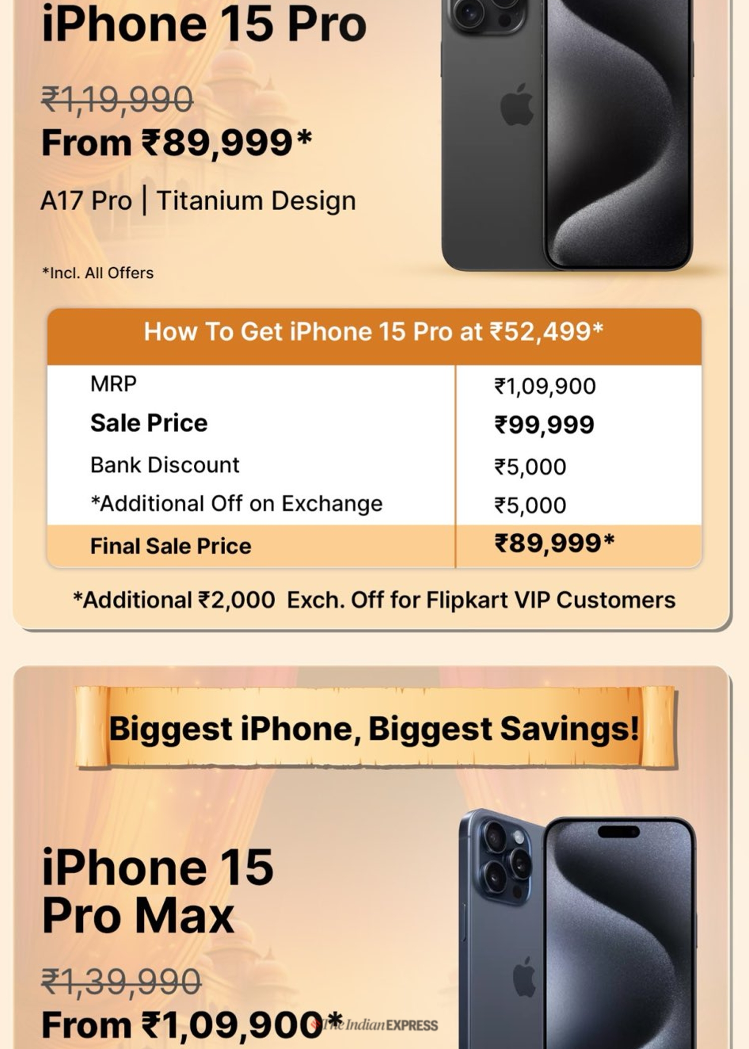 iPhone 15 Pro for Rs 89,999: Discontinued by Apple, discounted by ...