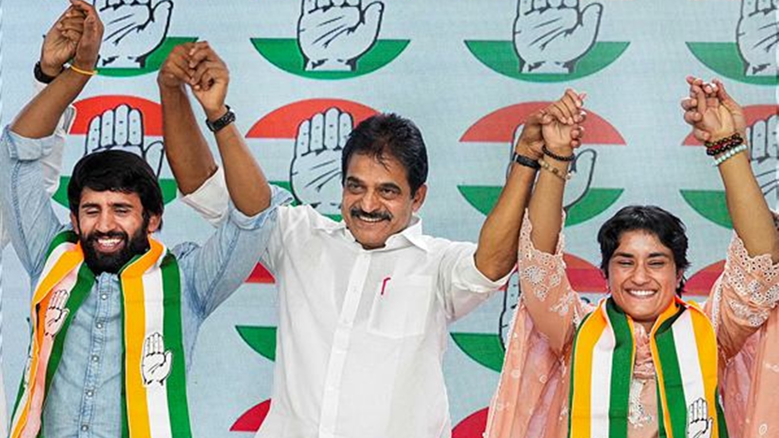 ‘Congress scripted drama 2 years ago’: Brij Bhushan after Vinesh Phogat, Bajrang Punia take ...