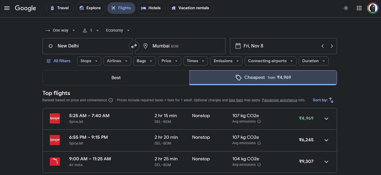 Google Flights can now help you quickly find the ‘cheapest’ flight: Here’s how to do it ...