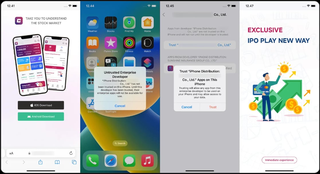 Google Play Store and Apple App Store hit by fraudulent trading apps in ...