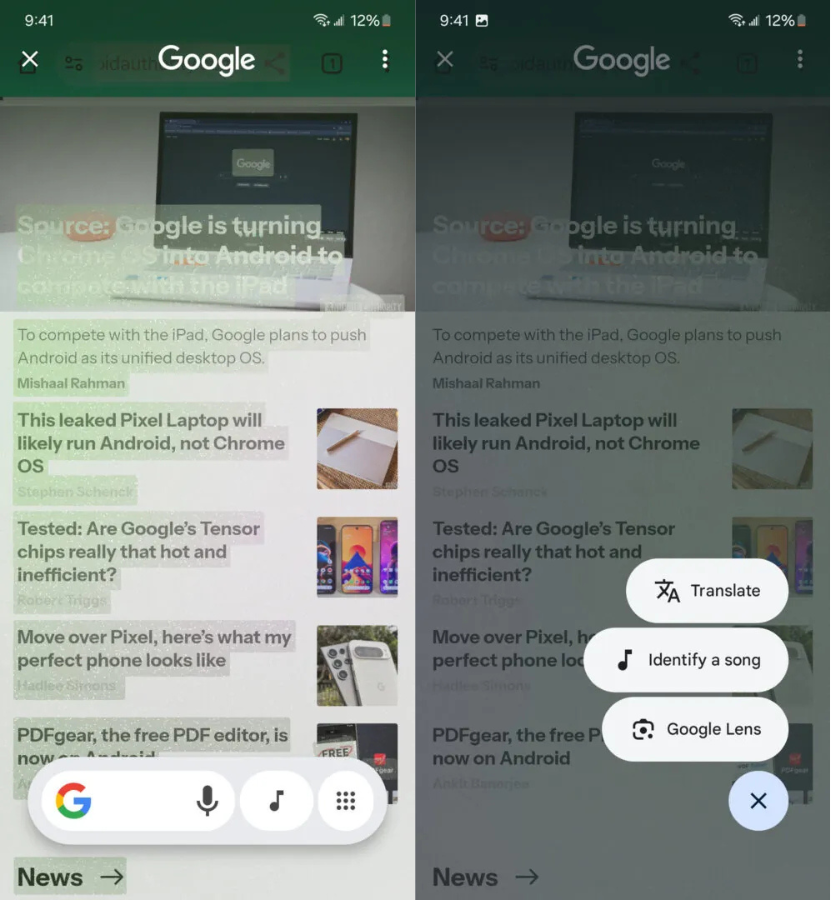 Google Circle to Search to soon get a revamped UI and new app drawer ...