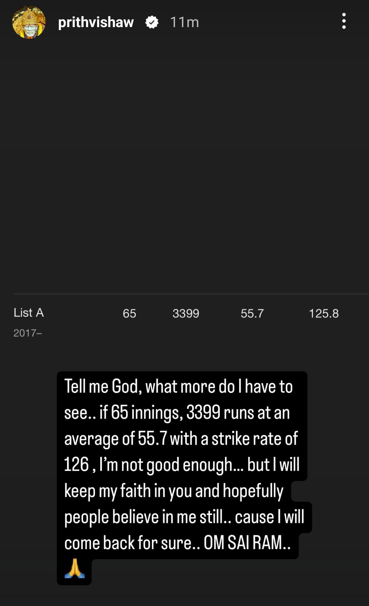 ‘Tell me God…I’m not good enough’: Prithvi Shaw reacts on being dropped ...