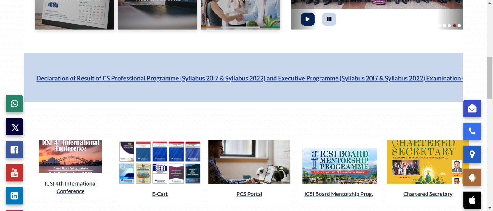 ICSI CS Results Dec 2024 Today: Direct Link active at icsi.edu, Steps ...