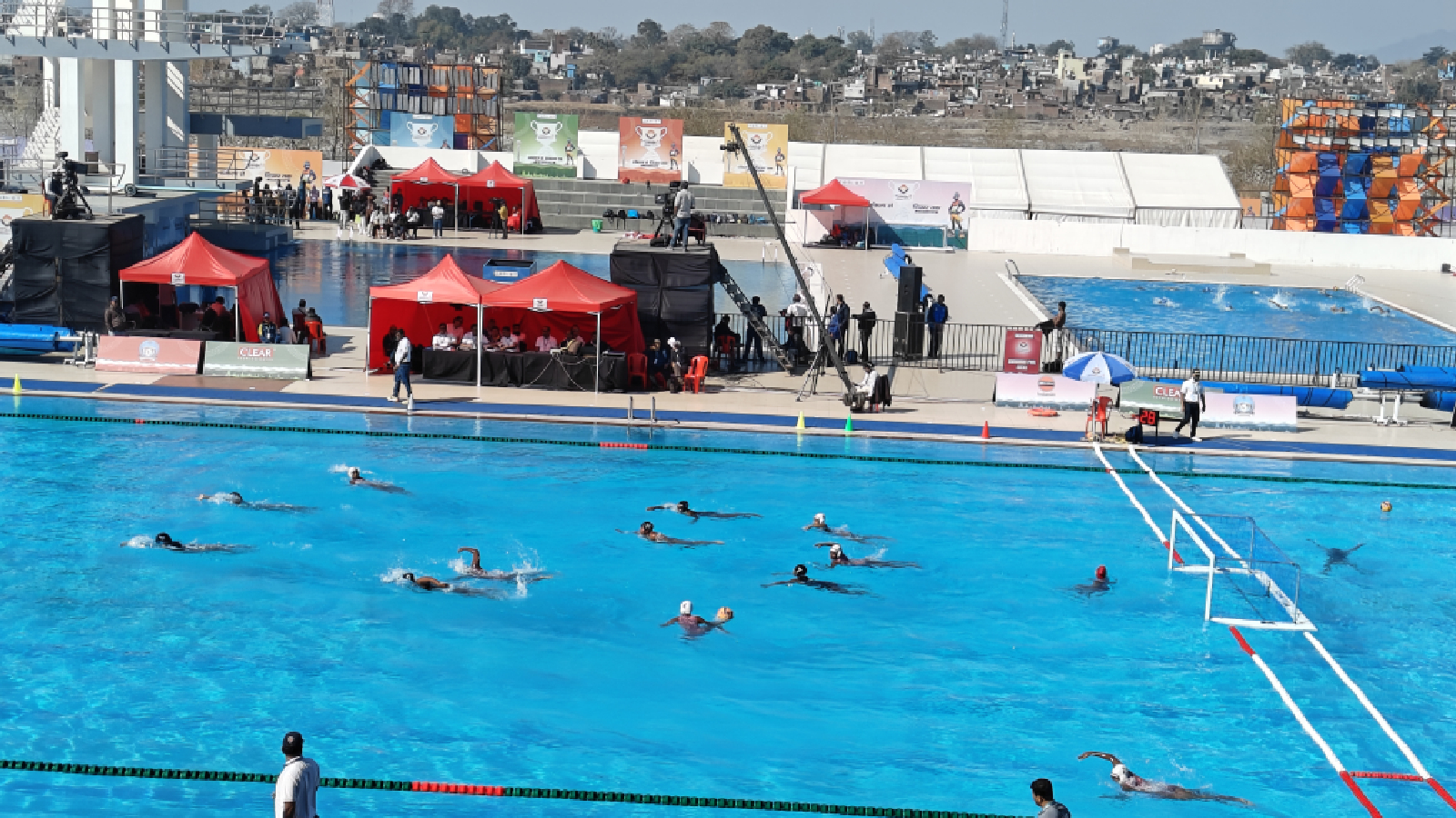 National Games: Locals flock to Haldwani for swimming and football ...