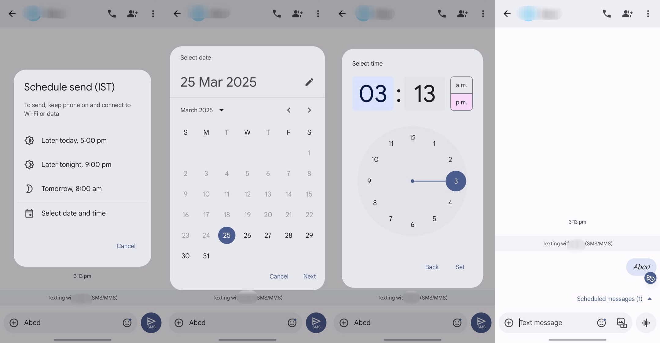 How to schedule messages on Android and iPhone the easy way | Technology News - The Indian Express