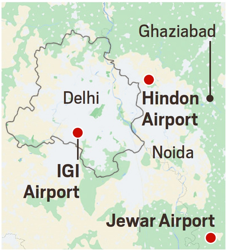 Chennai, Bengaluru, Jammu: Hindon Airport connected to key cities ...