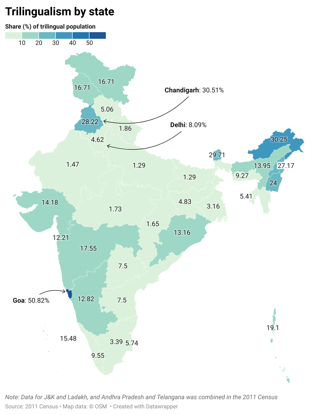 Amid three-language war, data shows only one-fourth Indians are ...