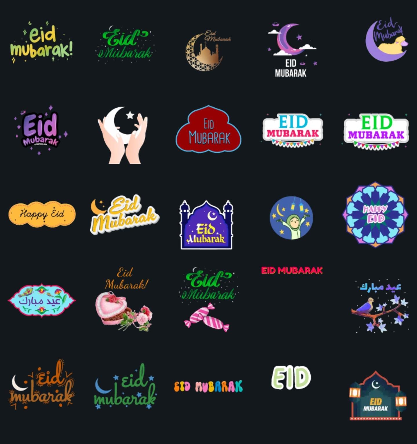 Happy Eid ul-Fitr, Eid Mubarak 2025 Wishes Images, WhatsApp Status Video, Stickers, GIF Pics ...