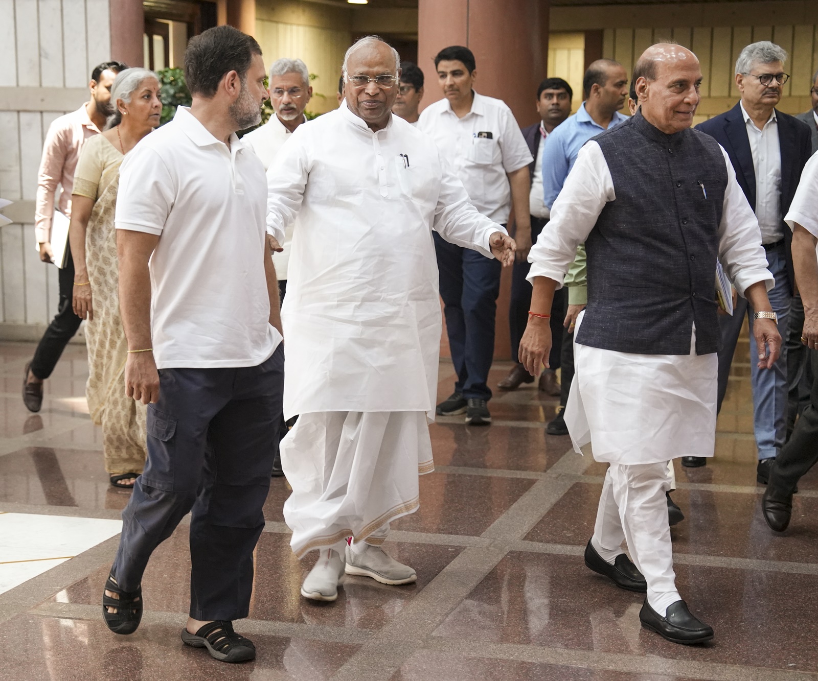 Operation Sindoor: At least 100 terrorists killed, Rajnath Singh tells parties; Opposition ...