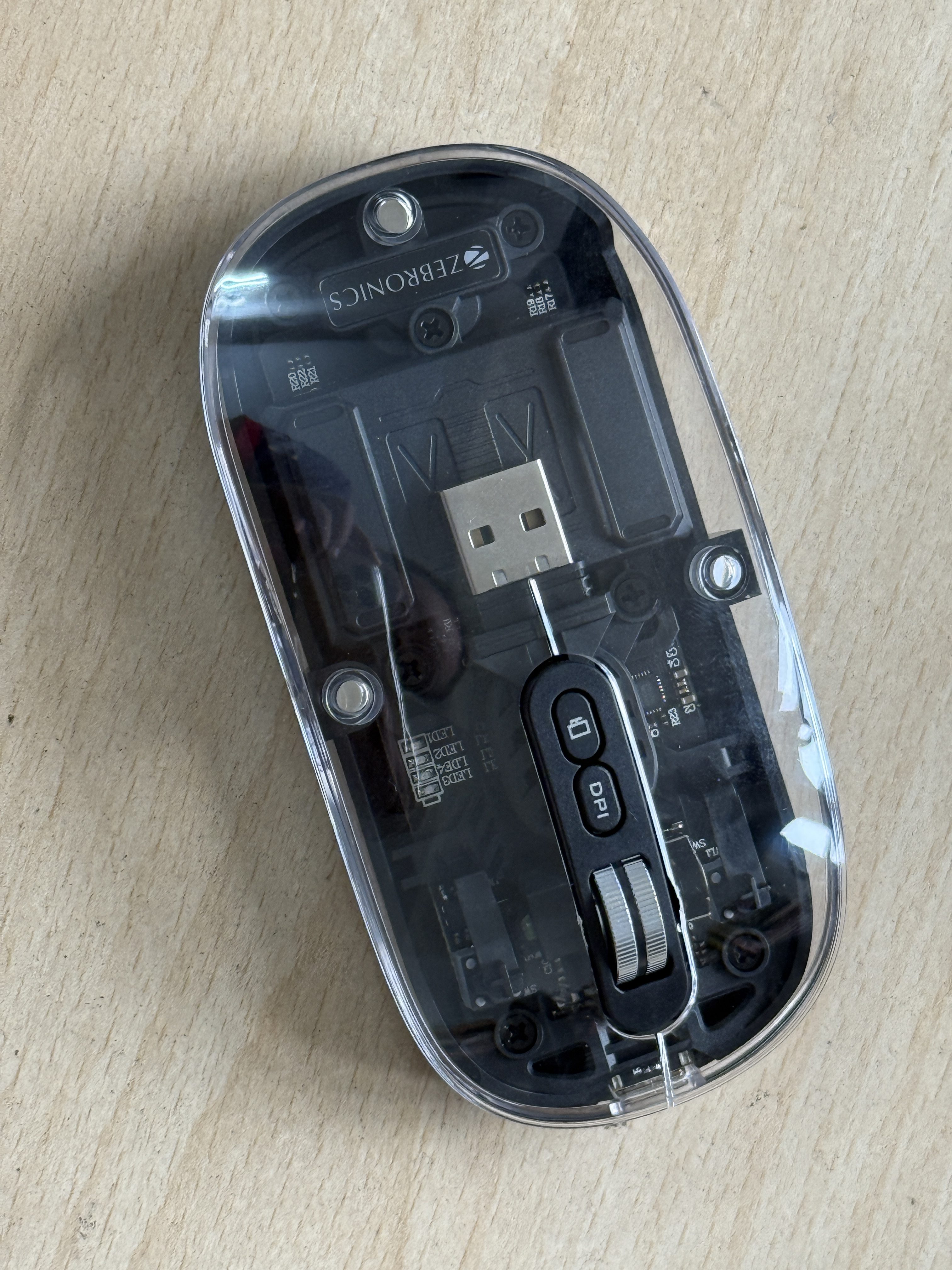 Under a thousand: Sheer transparency makes this mouse click ...