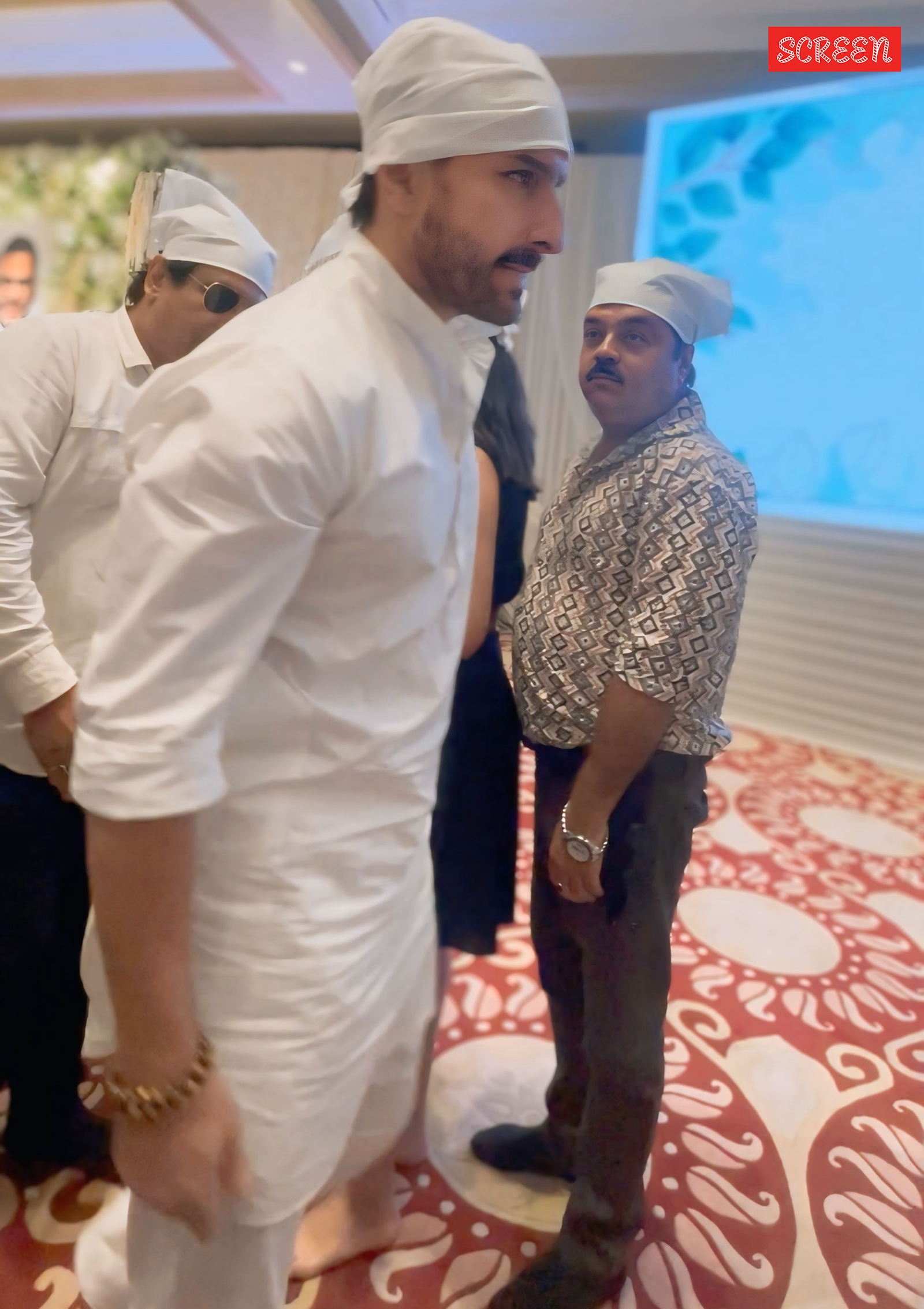 Karisma Kapoor attends Sunjay Kapur’s prayer meet with kids Samaira and Kiaan; Saif Ali Khan ...