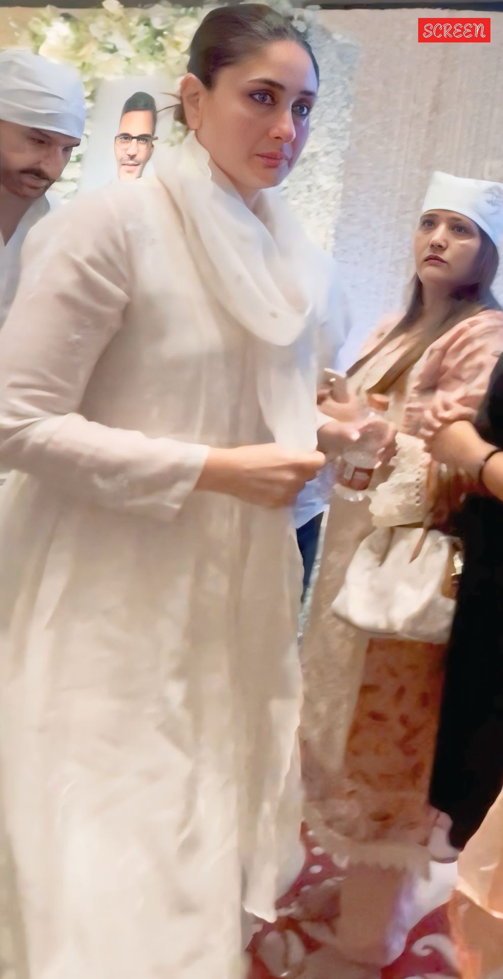 Karisma Kapoor attends Sunjay Kapur’s prayer meet with kids Samaira and Kiaan; Saif Ali Khan ...