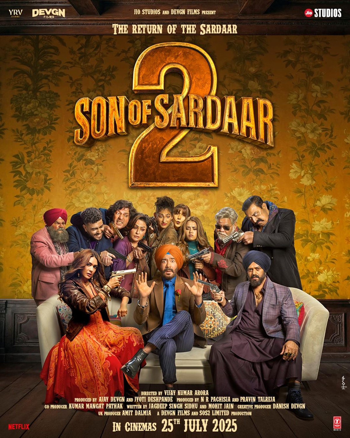 Son of Sardaar 2 teaser: After surviving Punjab, Ajay Devgn heads to Scotland with Mrunal Thakur ...
