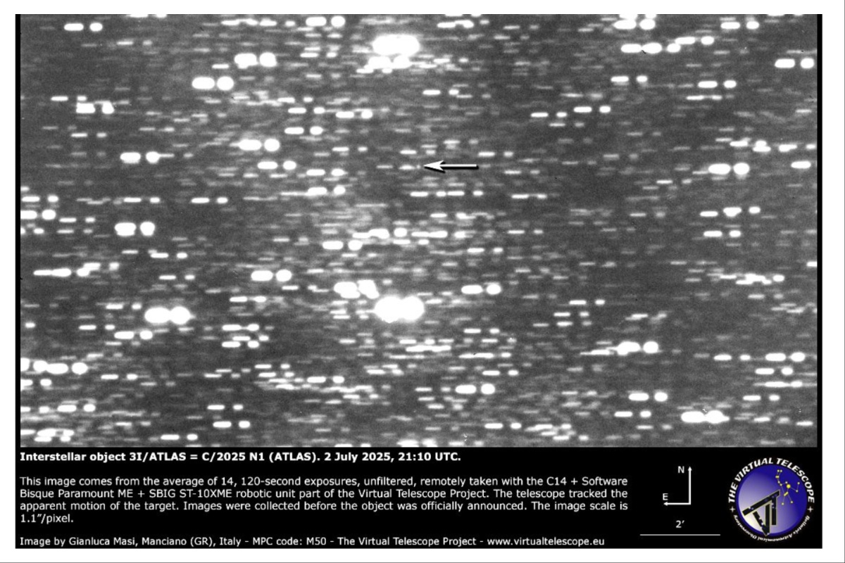 3I/ATLAS comet live stream: A comet from another star system? Watch ...