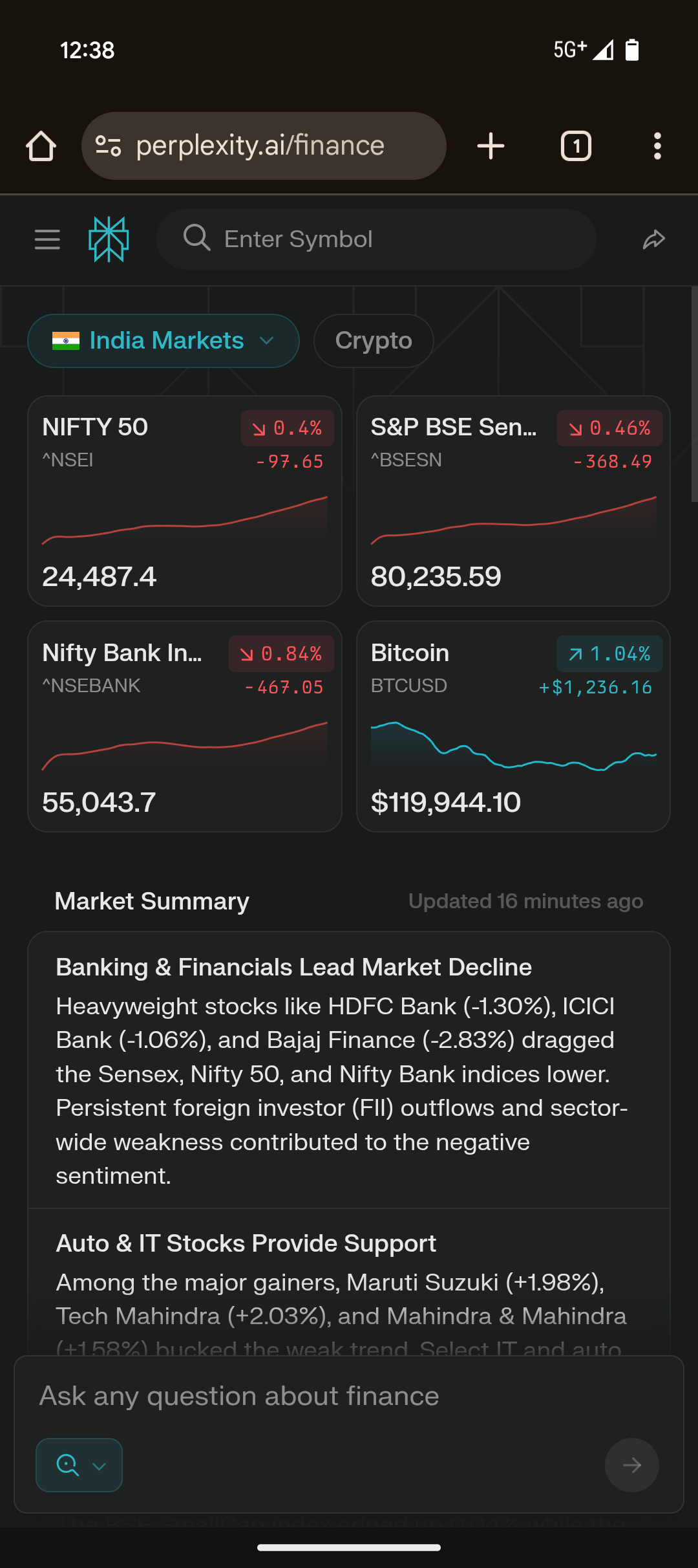 Perplexity Finance is now tailor-made for India, offers premium data for free | Technology News ...