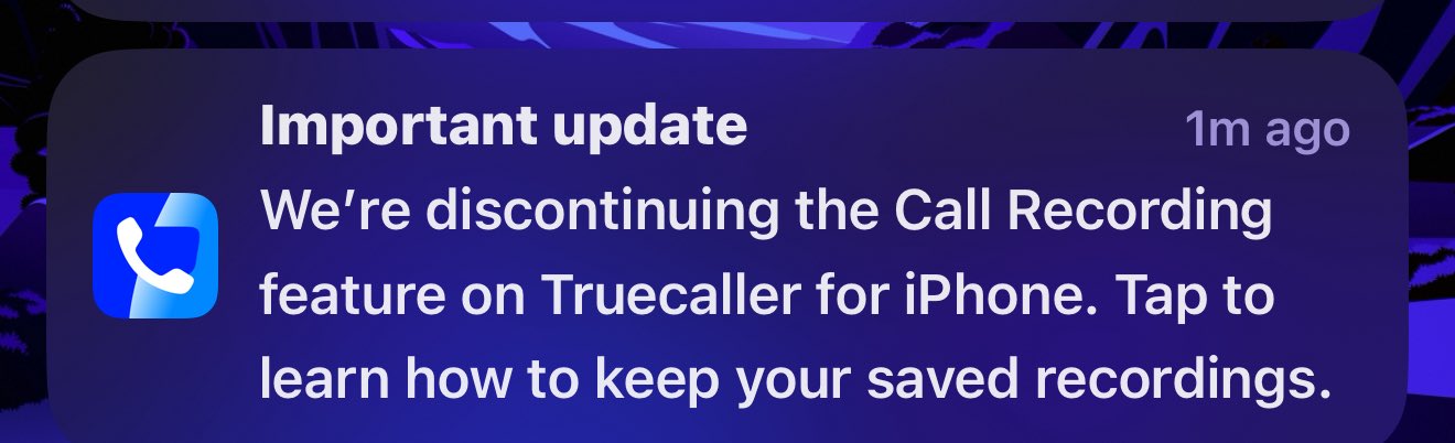 Truecaller call recording on iPhones to stop from September 30: Here’s ...
