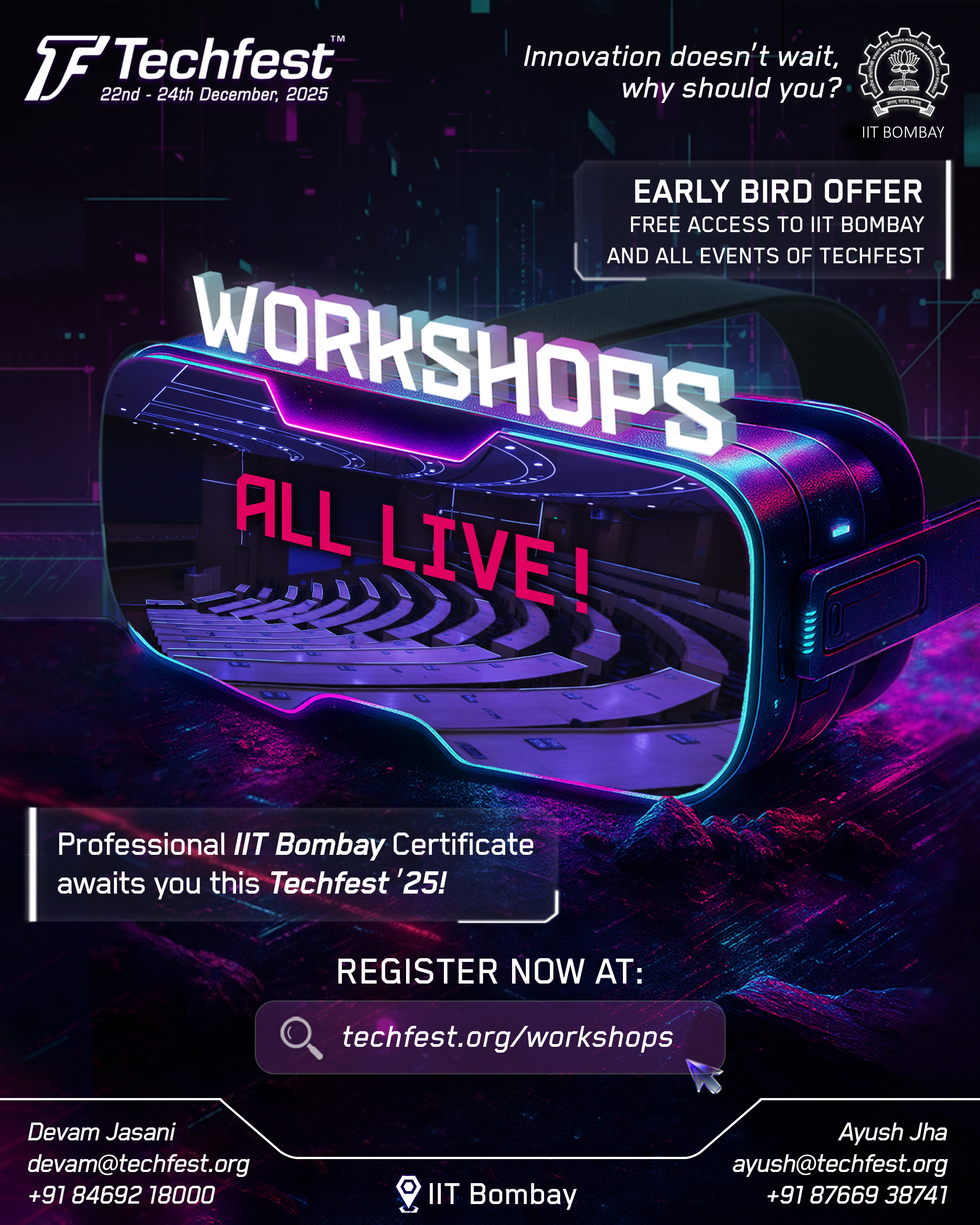 IIT-Bombay’s Techfest to host flagship hands-on workshops in December ...